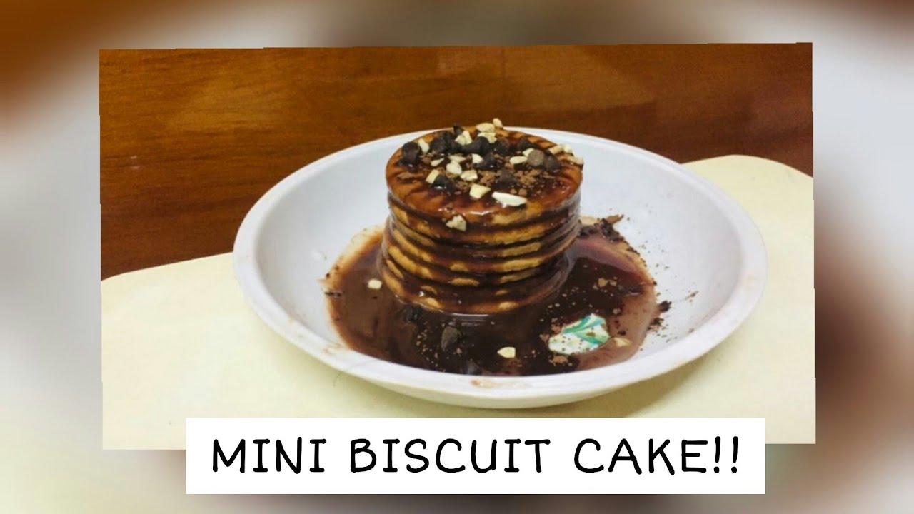 MINI BISCUIT CAKE | QUICK RECIPES | FIRE LESS COOKING | SUNSHINE LIFE ...