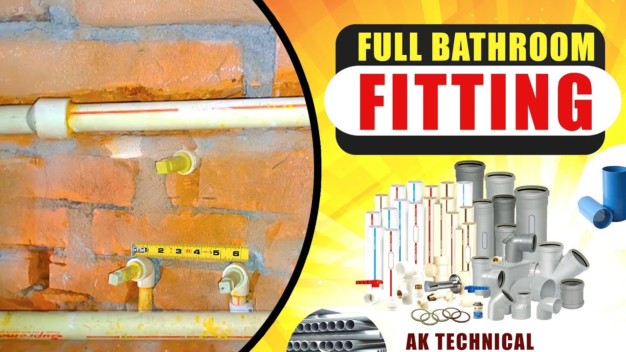 Bathroom Full Fitting, #Cpvc_Pipe_Plumber Work.aK technical. - YouTube