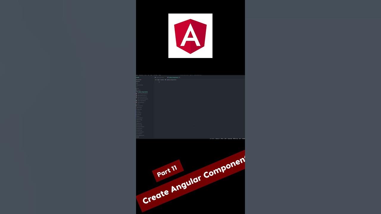 Create Angular Component Manually Part 1 Angular Full Course Part 11 Shorts Youtube