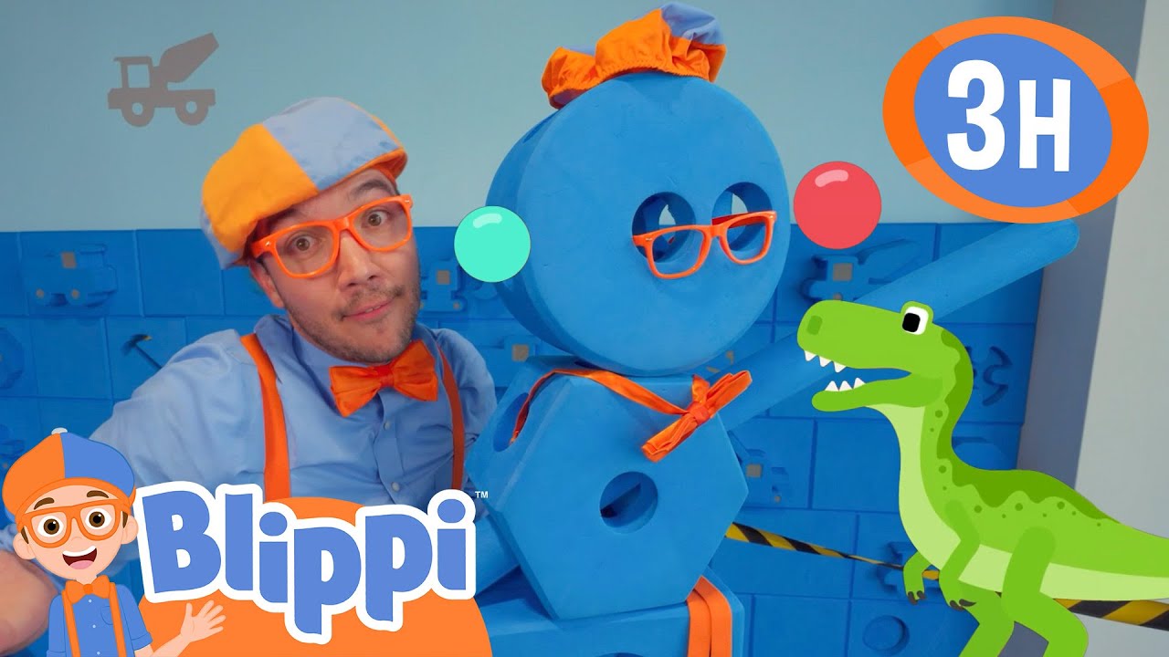 Blippi’s Construction Playground Adventure at Dig It! | Blippi | Kids ...