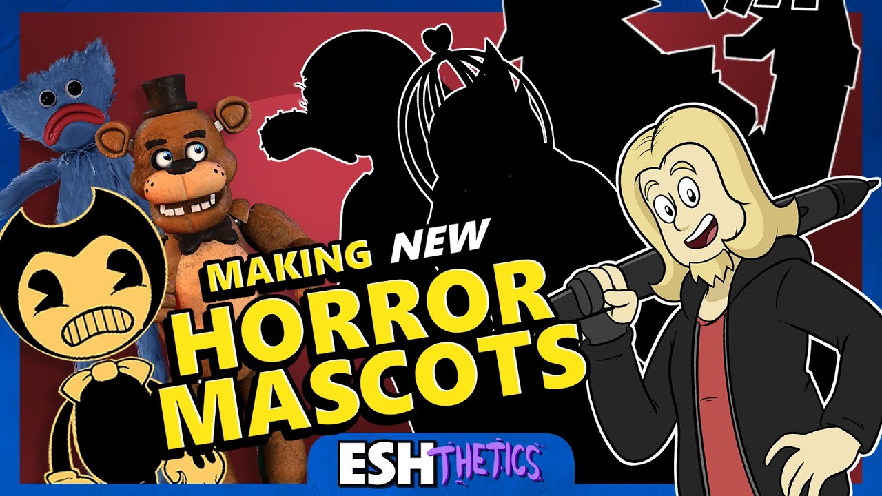 Let's Draw Some NEW Horror Mascots! - YouTube