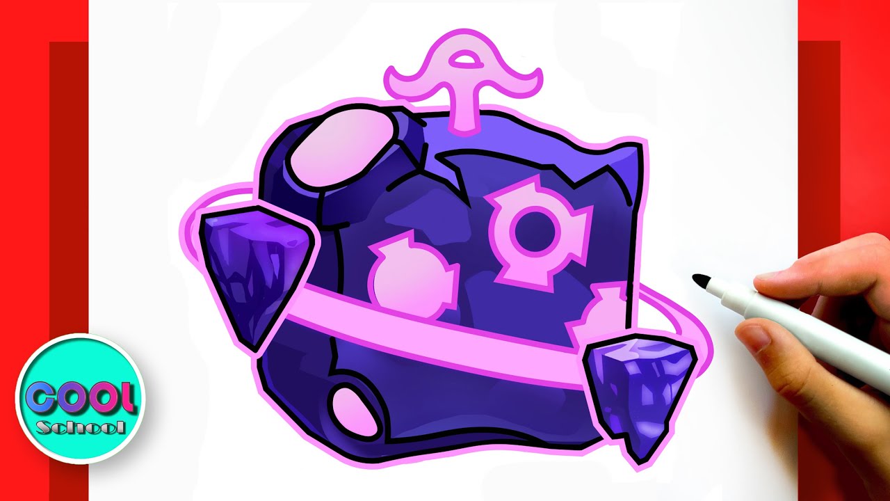 How to Draw GRAVITY REWORK | Blox Fruits | Roblox | Step by step - YouTube