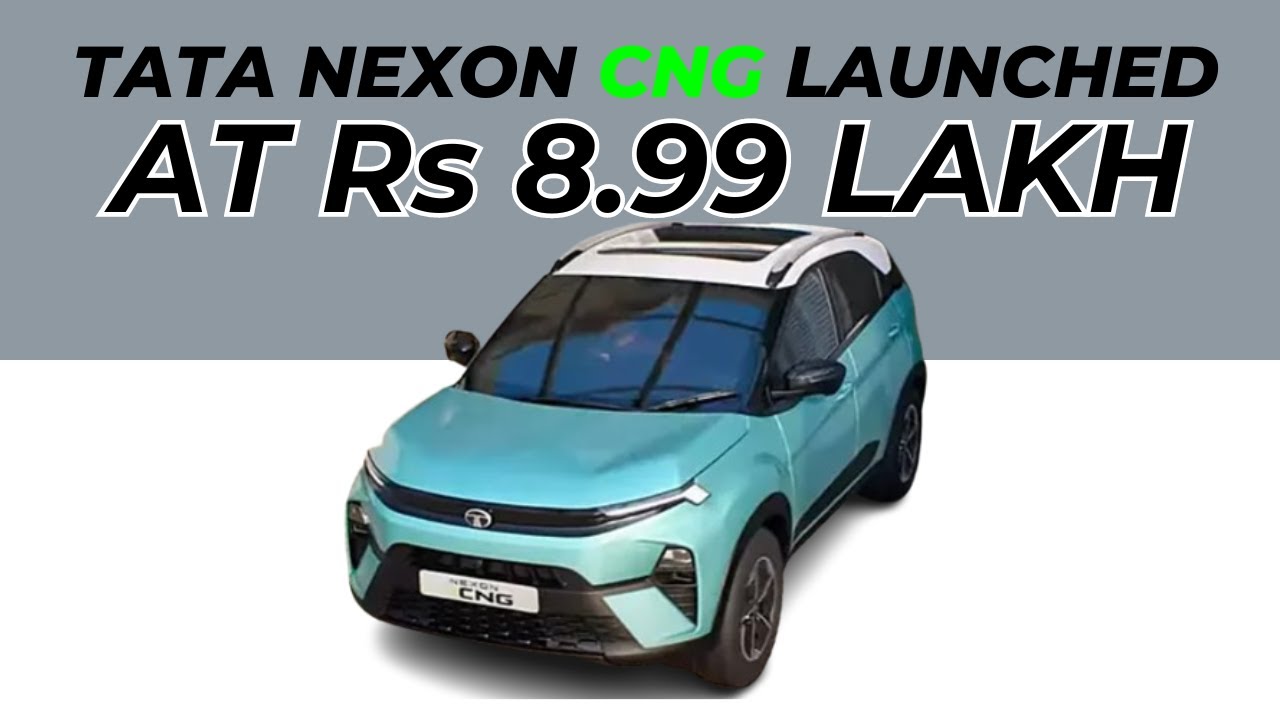 Tata Nexon iCNG Launched - First CNG Vehicle To Get Turbo-petrol Engine ...