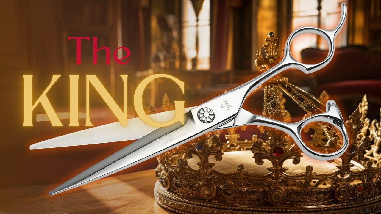 Ninja Barber King Hair Scissors And Shears | Ninja Scissors - YouTube