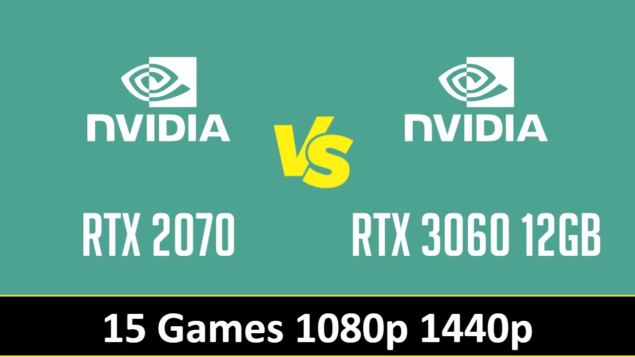 RTX 2070 vs RTX 3060 12GB - 15 Games 1080p 1440p (R7 7800X3D) - YouTube