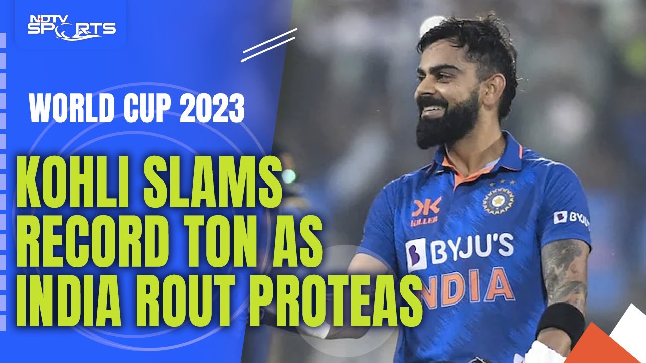 ODI World Cup 2023: Virat Kohli Stars With Record Ton As India Win 8th ...