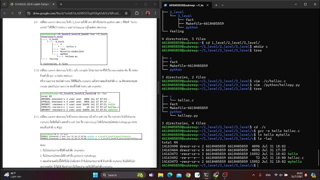 Assignment 04 UNIX File System & Permissions - YouTube