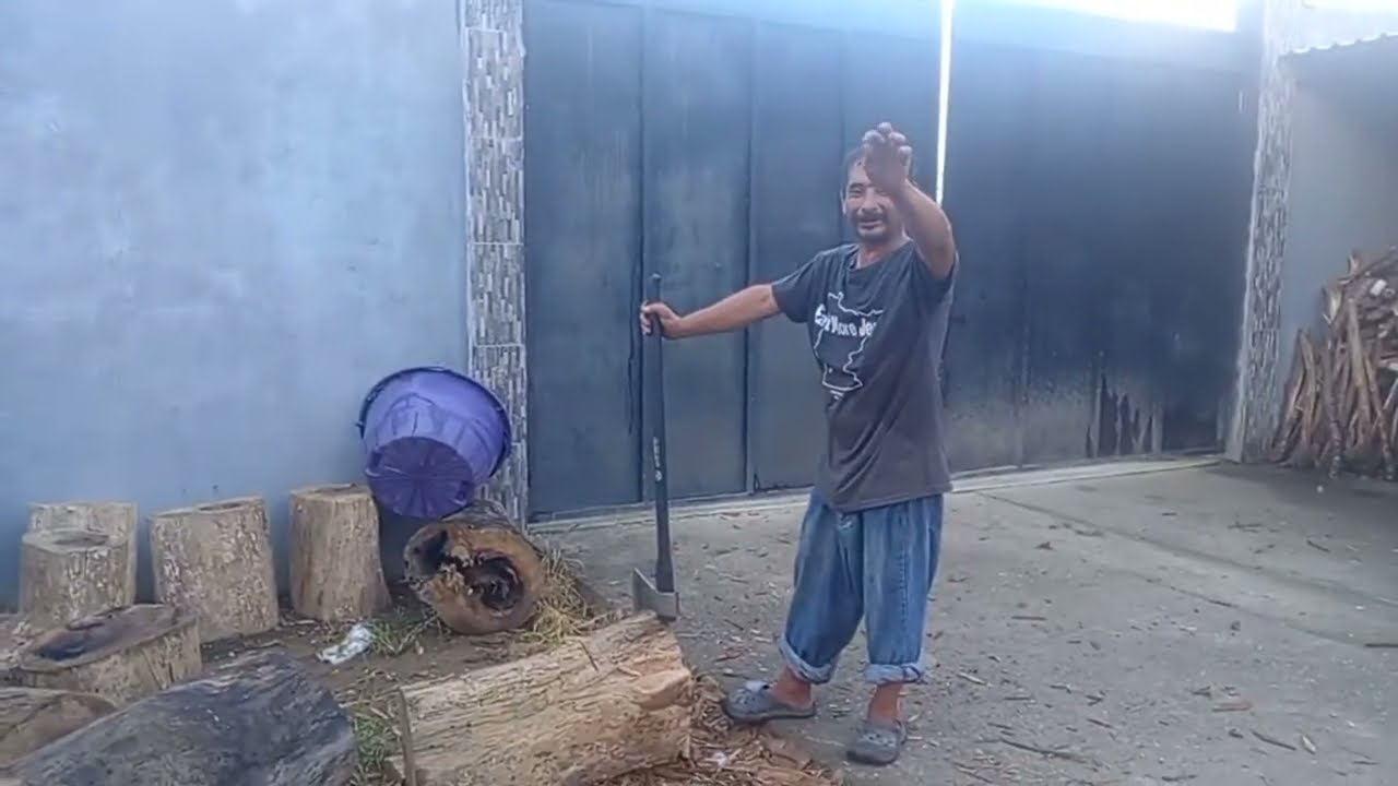 cawama en. diendo leña - YouTube