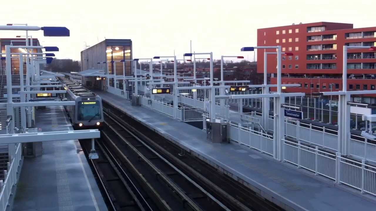 RET Metro SG3 & Type B Tussenwater Richting De Akkers & Rotterdam ...