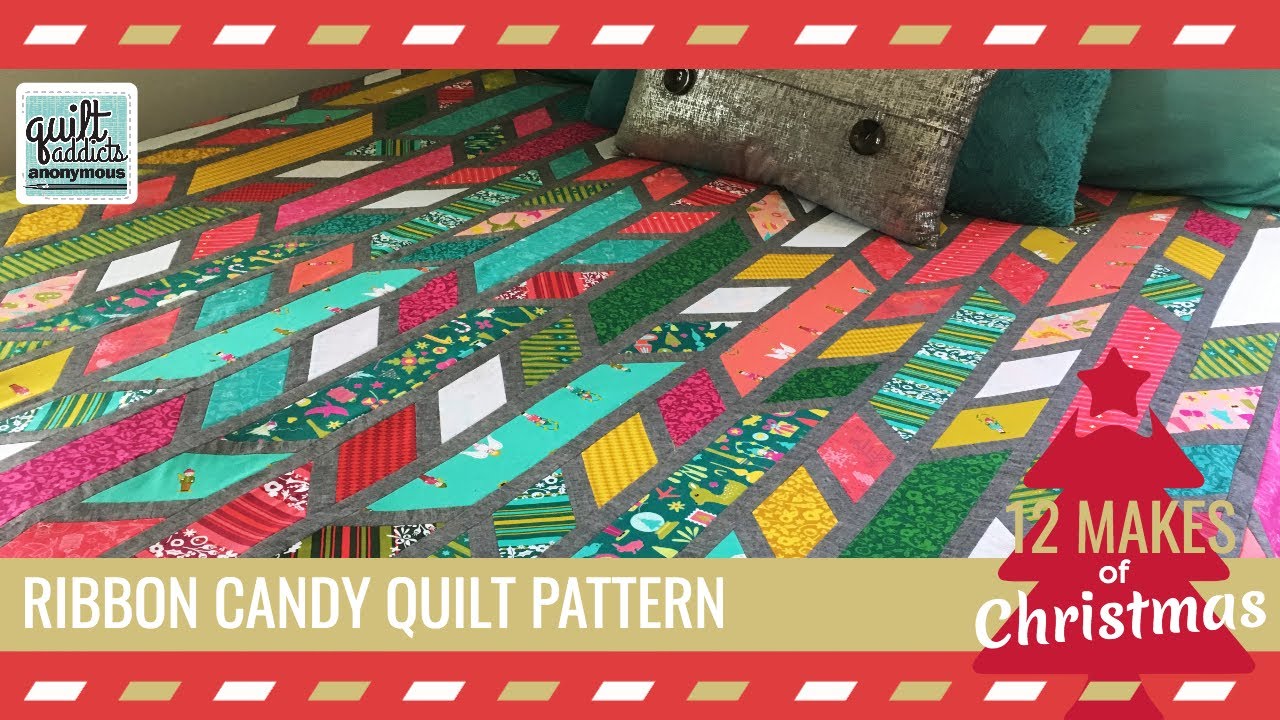 Fat Quarter Friendly Christmas Quilt Perfect for Using Up Holiday ...