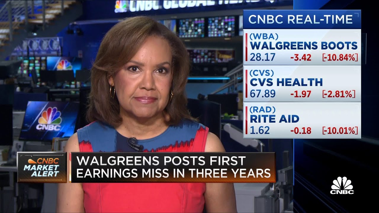 Walgreens posts first earnings miss in three years - YouTube