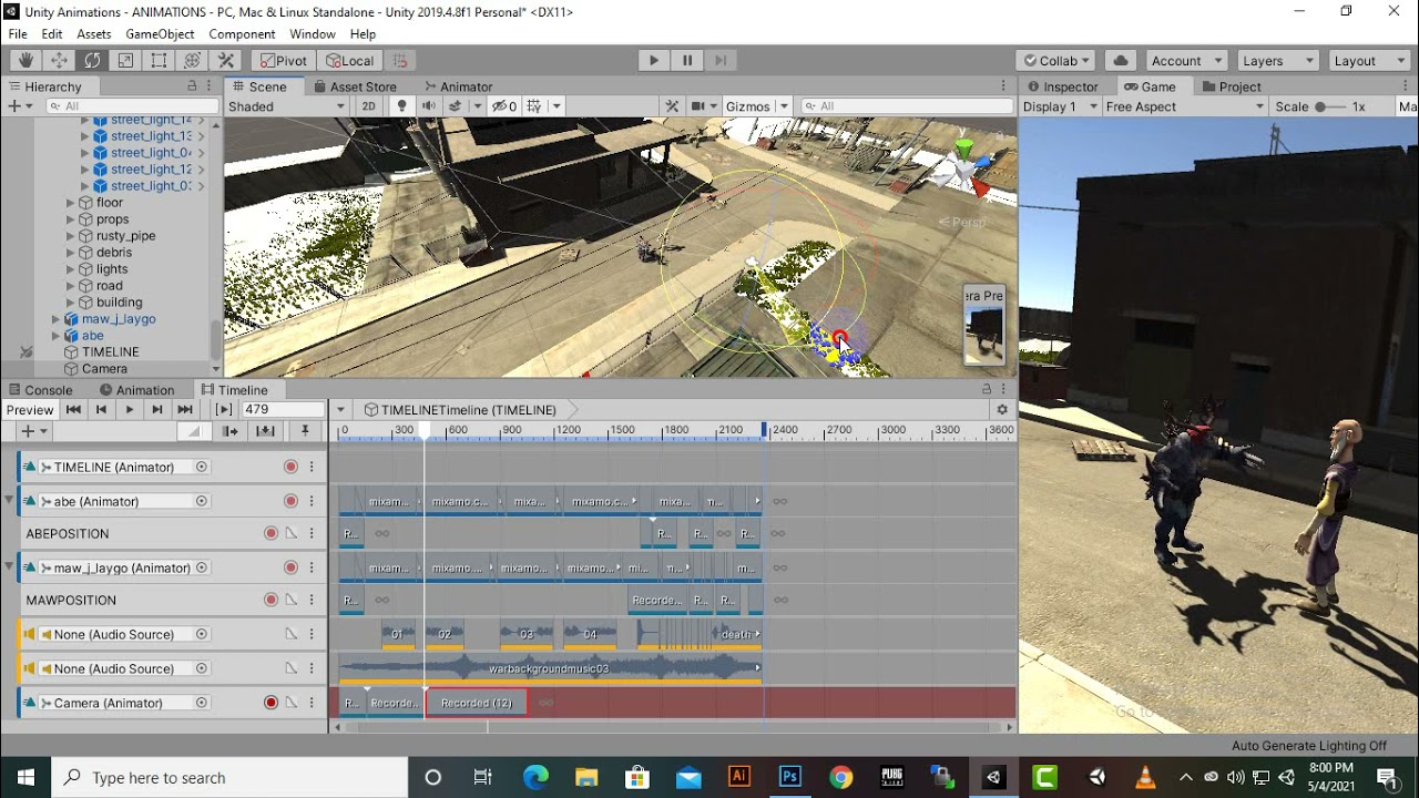 Setting Up Camera Transitions 5 Animations In Unity Cutscene In Unity 3d Unity Timeline