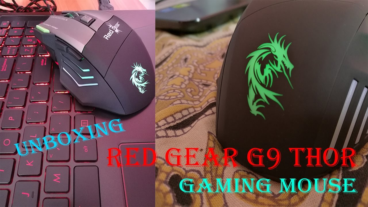 ( UNBOXING ) Red Gear G9 Thor Budget Gaming Mouse !! UNBOXING And Full ...
