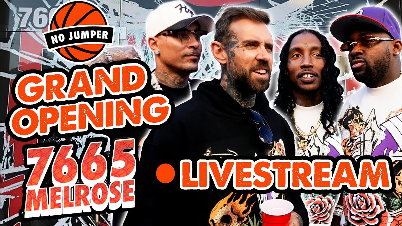 No Jumper LA Store Grand Opening IRL Livestream!!! - YouTube