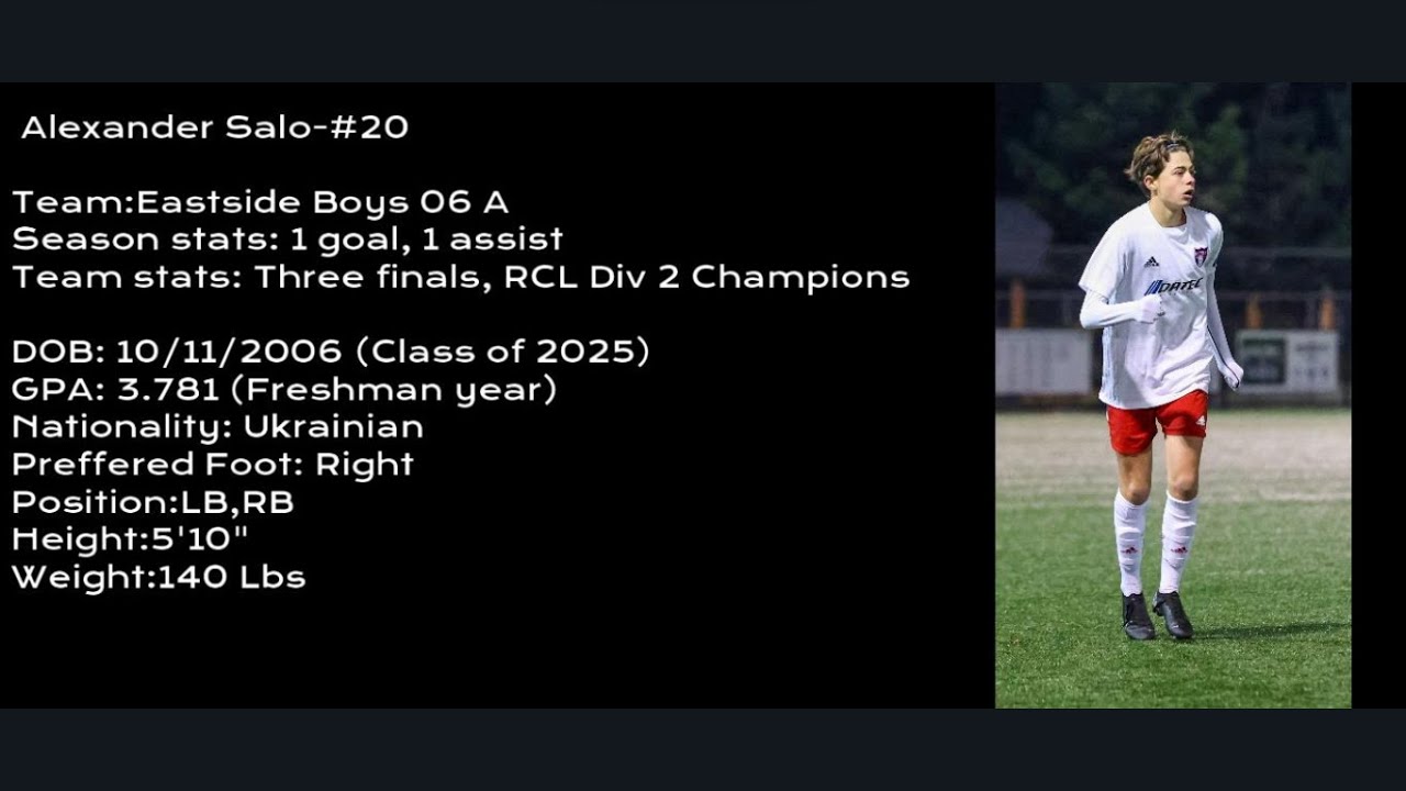 Alexander Salo Eastside B06 Red 2022-2023 highlights - YouTube