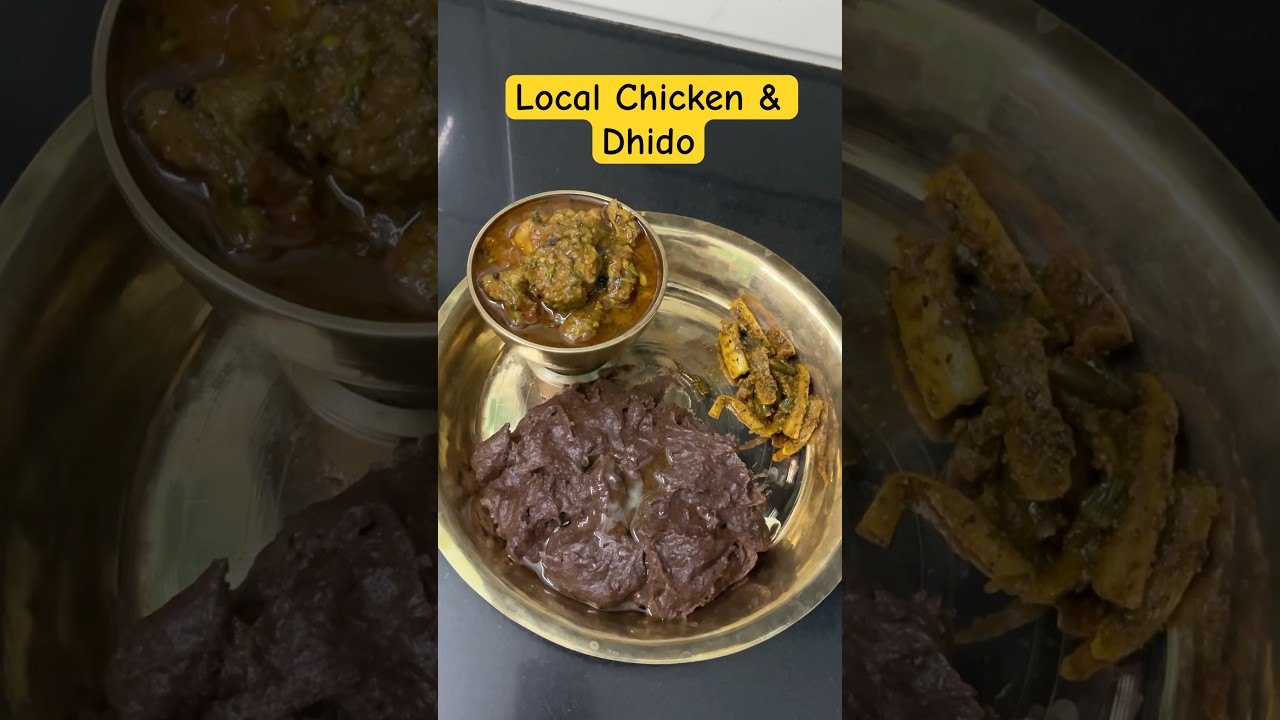 Local Chicken and Dhido Full recipe coming Soon #cooking #food # ...