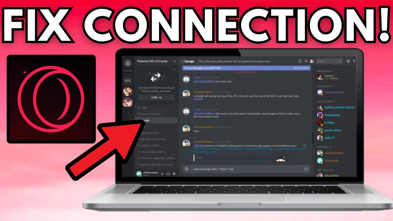 How To Fix Discord Not Connecting On Opera GX - YouTube