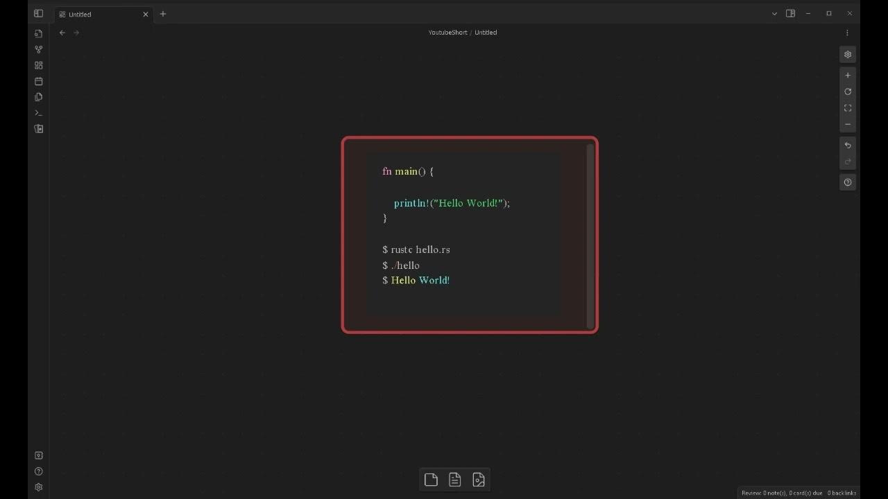 1_rust_hello_world - YouTube