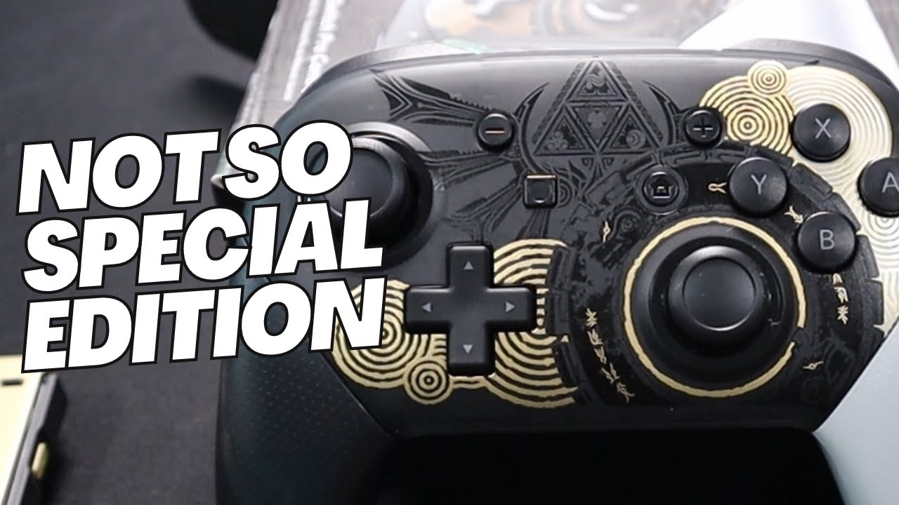 Nintendo Switch Pro Controller Tears of the Kingdom Unboxing and Review ...