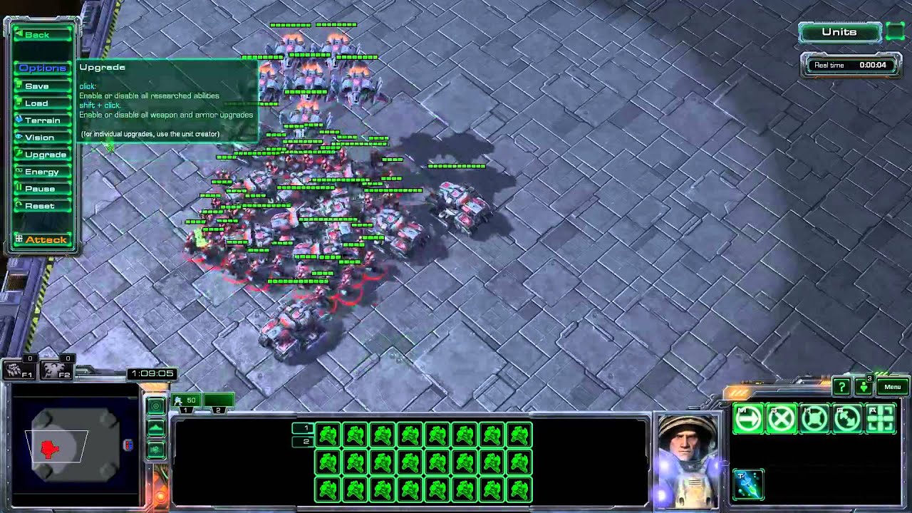 SC2 Micro Practice - How To Use Marine Tank Viking - YouTube