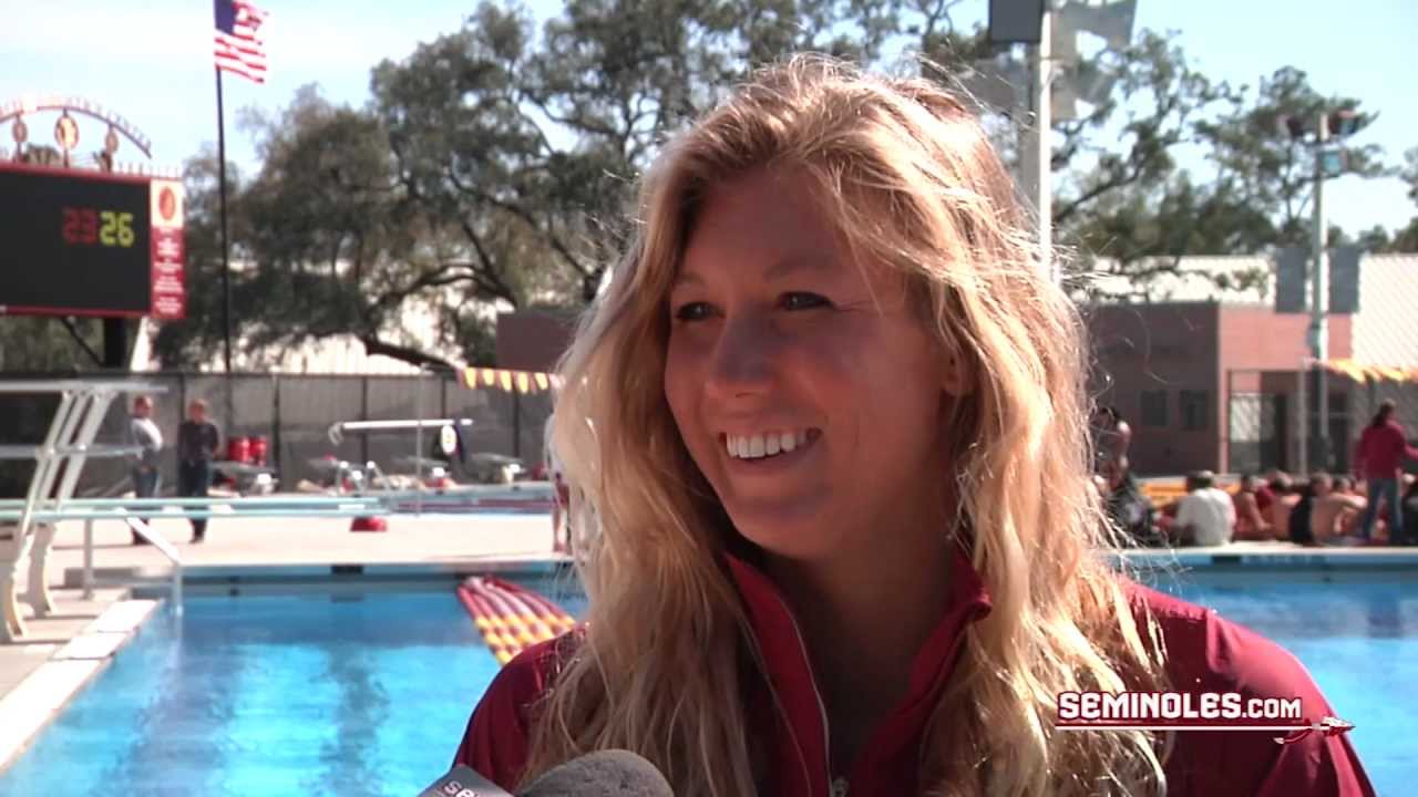 FSU Women's Swimming Excited for ACC's - YouTube
