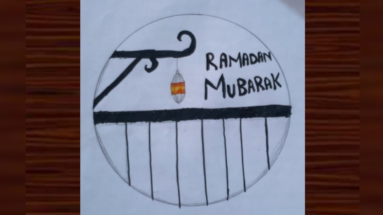 Ramzan Mubarak Drawing Scenery - pencil sketch / Ramadan Mubarak ...