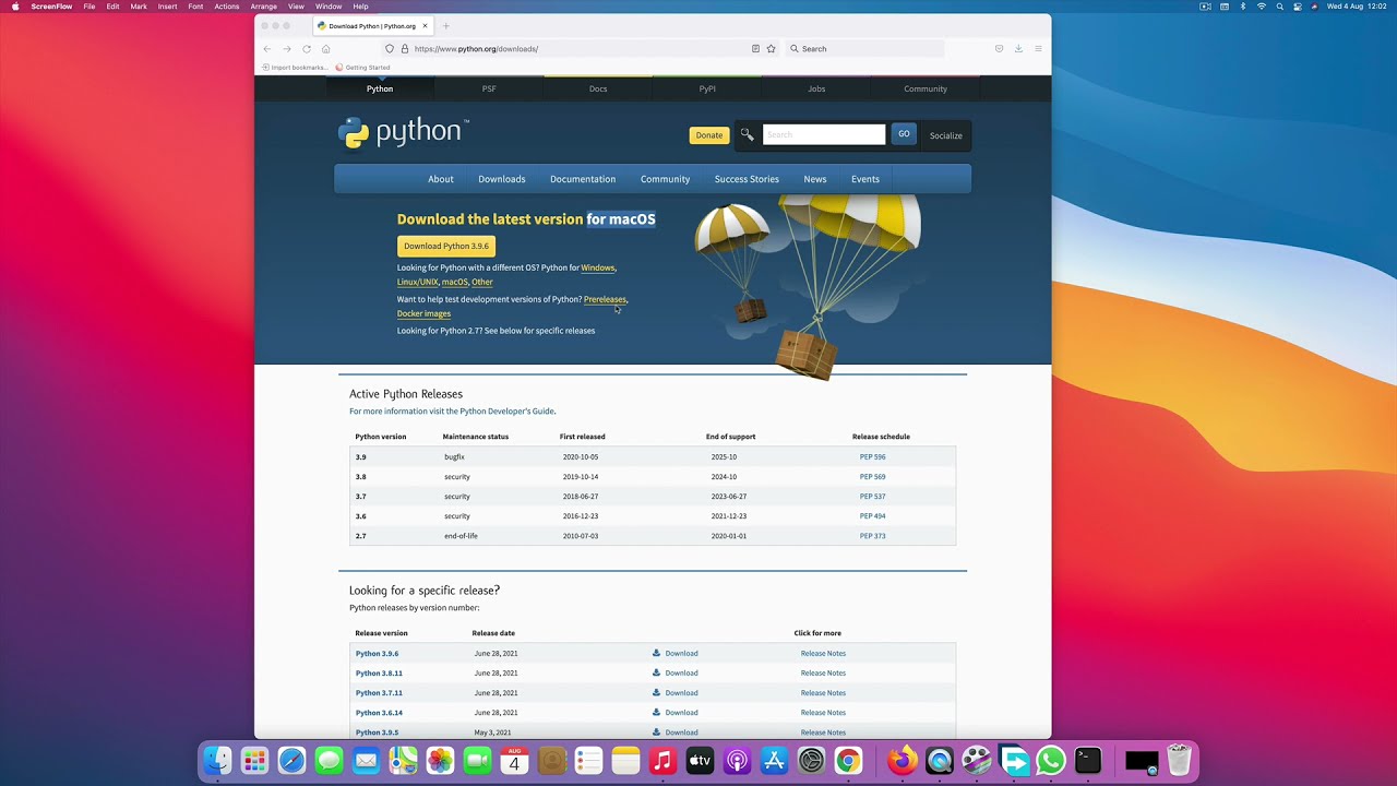 How to install python and PyCharm in Mac os - YouTube