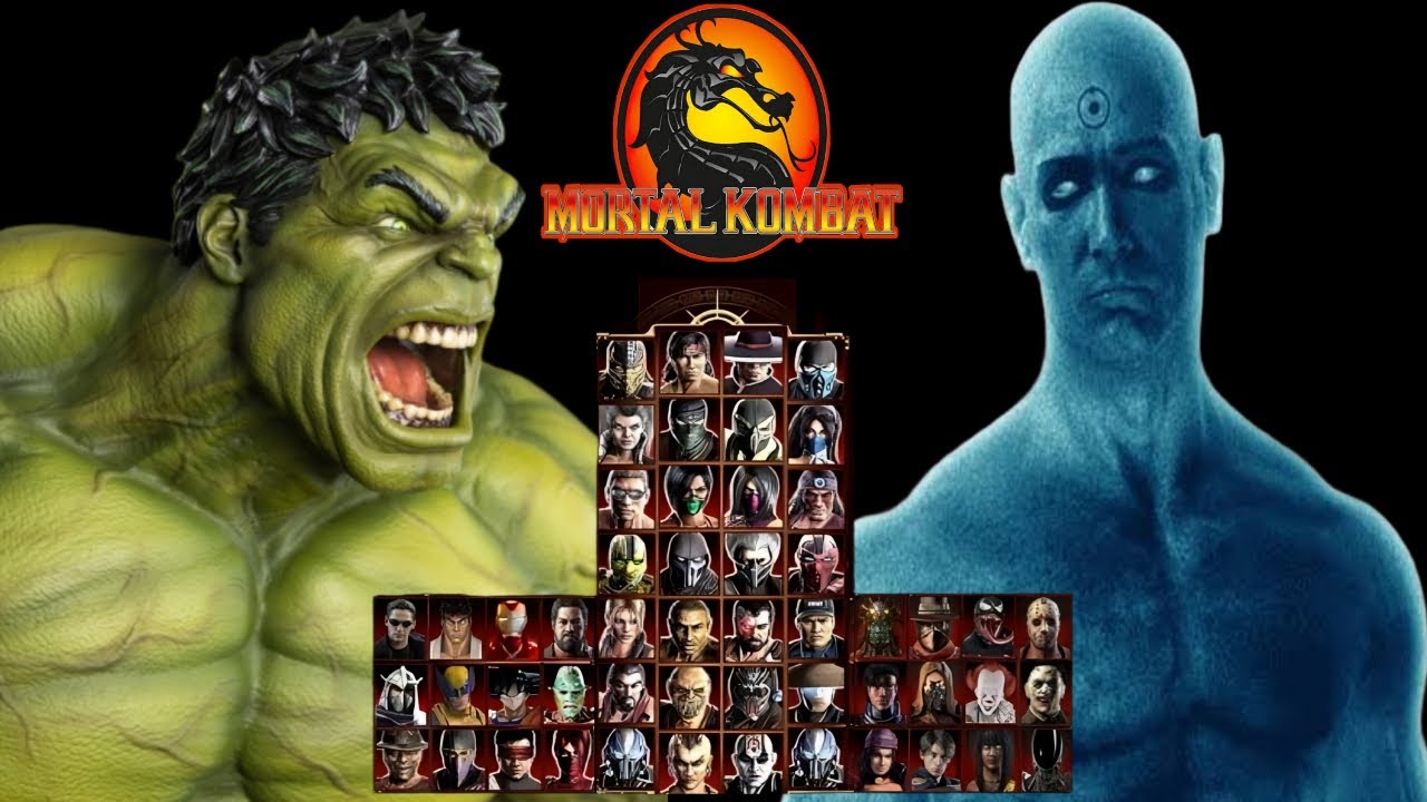Mortal Kombat 9 - HULK & DOCTOR MANHATTAN MOD - NEW Expert Tag Ladder ...
