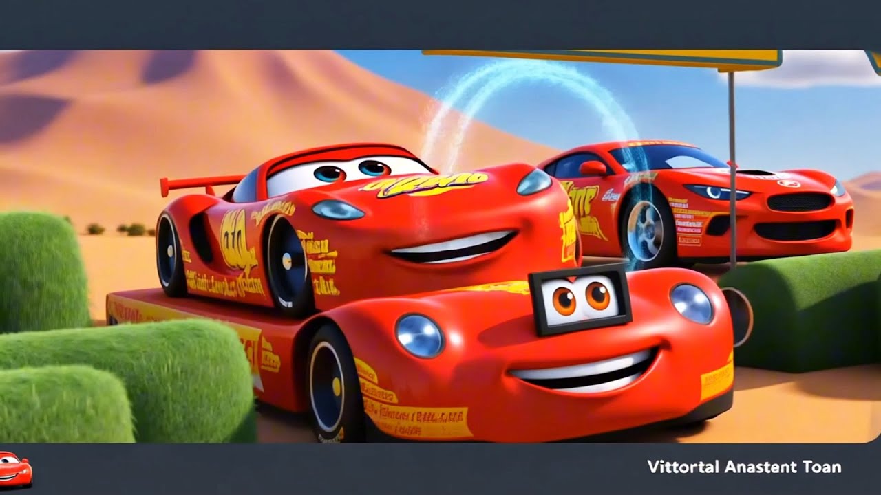 Lightning McQueen Tries Virtual Reality - Pixar Cars Remake - YouTube