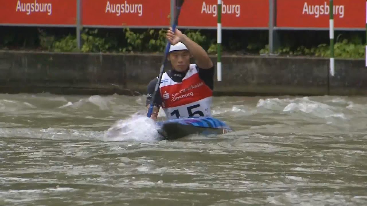 Xin Quan China Men's Slalom Final / 2024 ICF Canoe Slalom World Cup ...