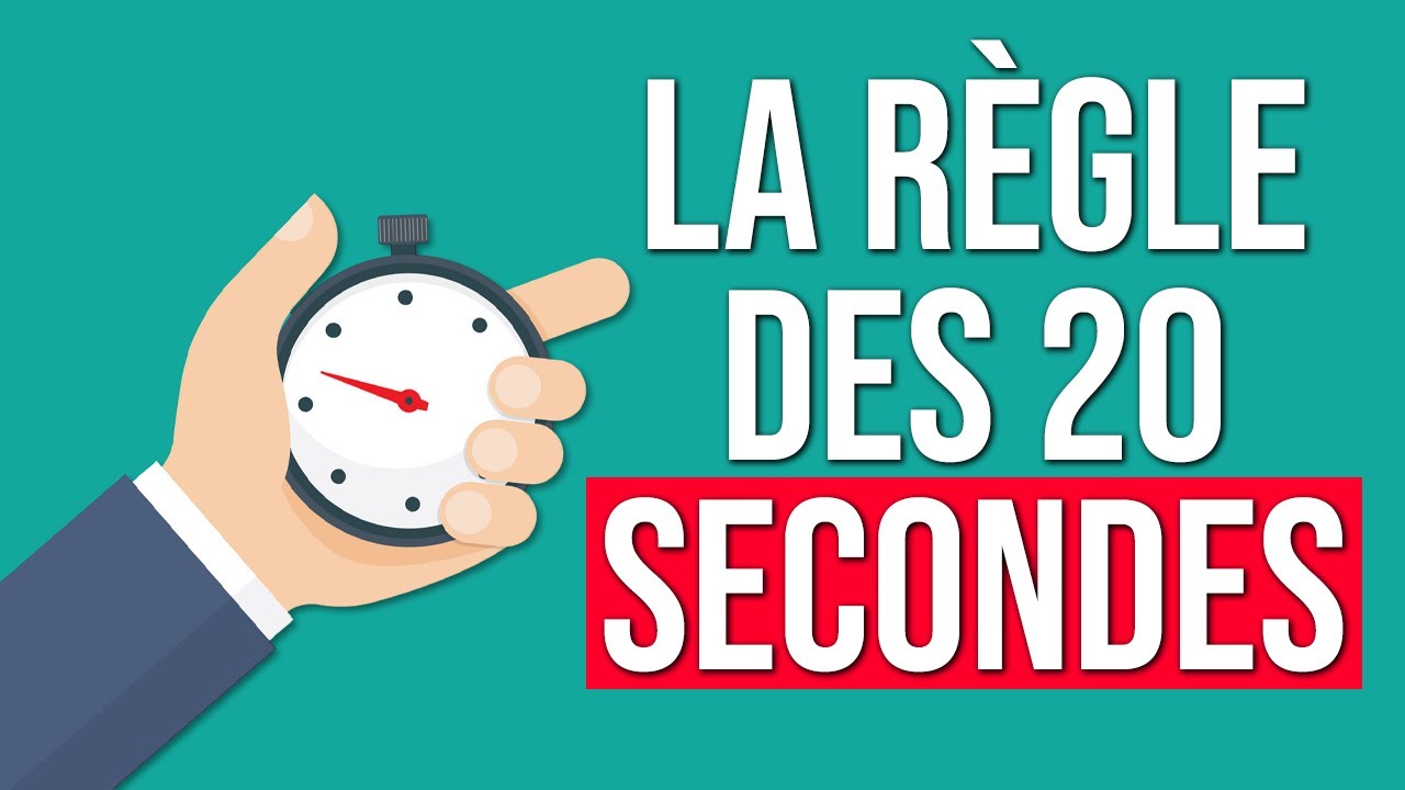 Utilisez La Paresse À Votre Avantage - La Règle Des 20 Secondes - YouTube