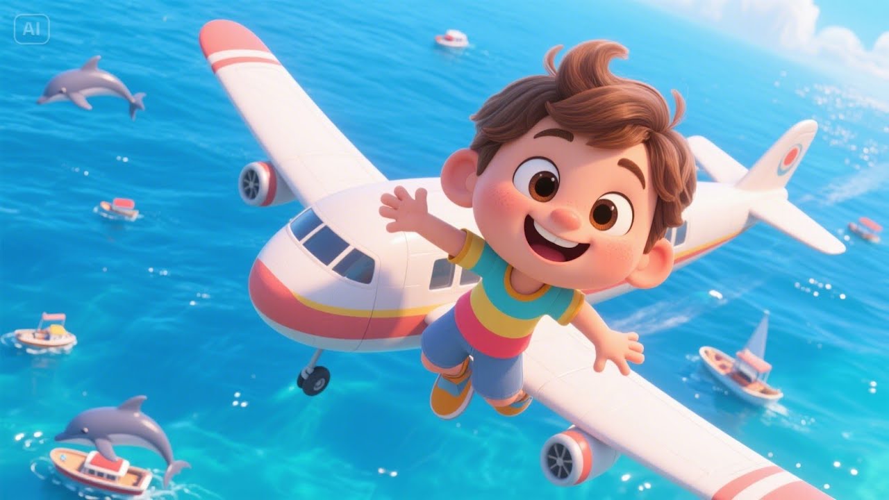 Jet Plane Adventure Song | High-Flying Kids Rhyme | Fun Airplane ...