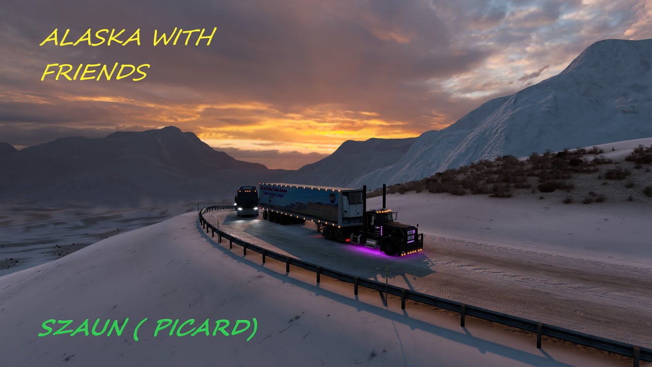 american truck sim Alaska with frosty what can go wrong - YouTube