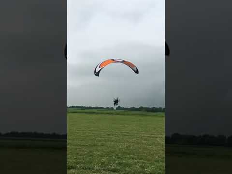 Paramotor take off in slow motion - YouTube