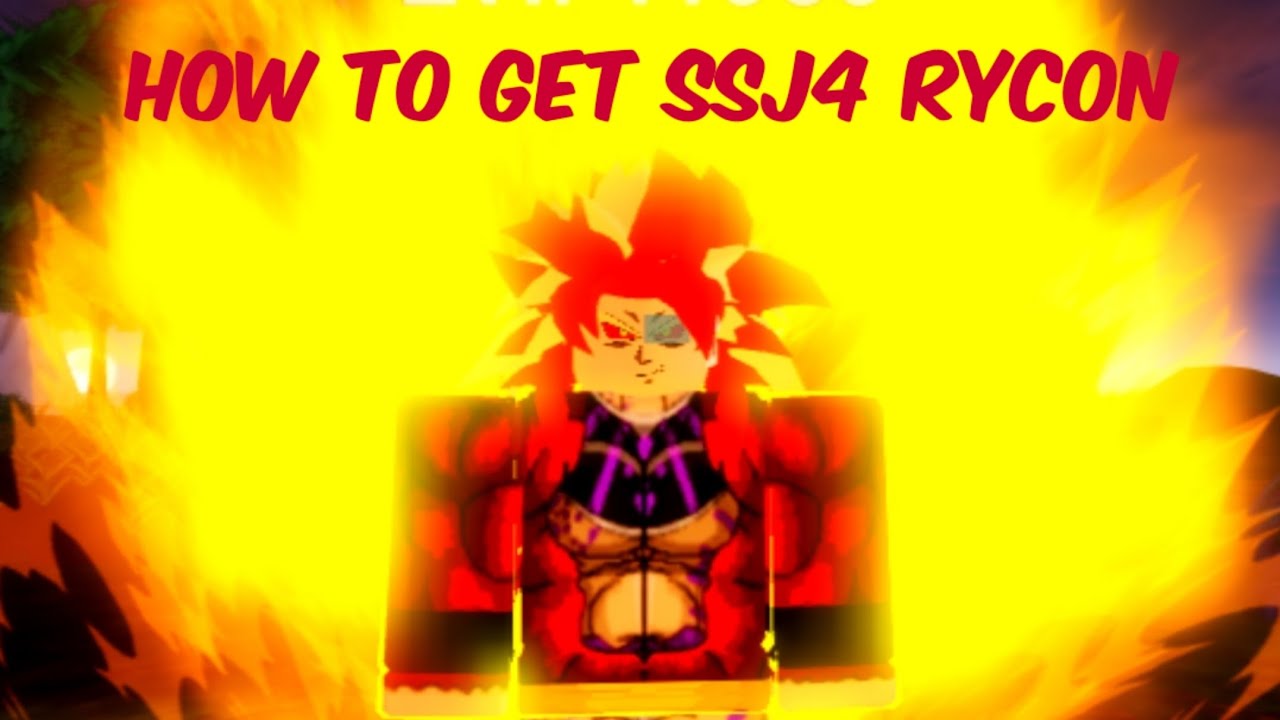 How To Get SSJ4 RYCON - YouTube