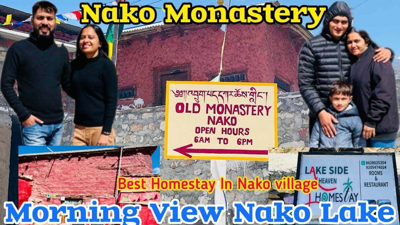 Nako Lake Morning View😍।Visit To Nako Monastery ♥️। - YouTube