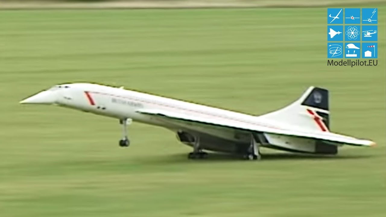 BIG RC CONCORDE Michael Breuer Part 1 JETS OVER COLOGNE JETMEETING MFG ...