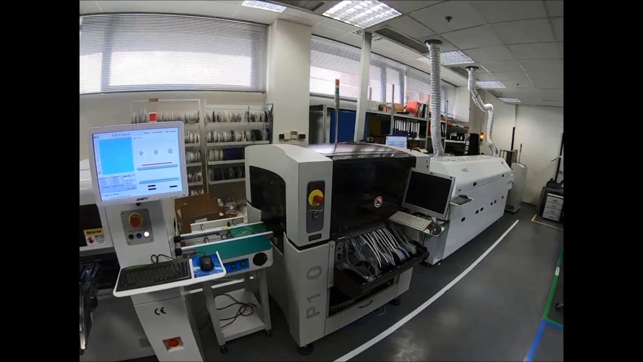 Installation d'une ligne CMS dans la société Comet electronics à sofia, Bulgarie - YouTube