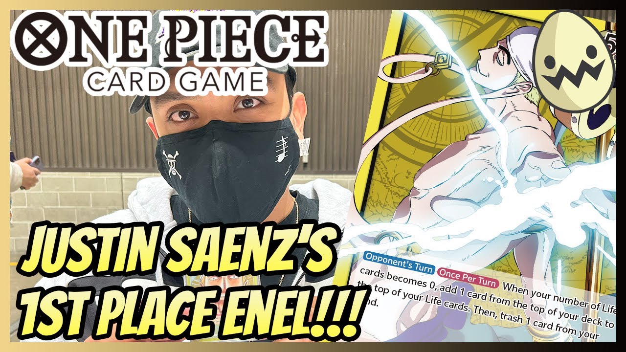 One Piece Card Game: Justin Saenz' 1st Place Enel! CoreTCG's OP05 ...
