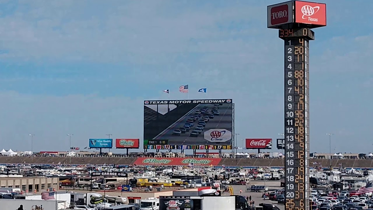 Start Of The AAA Texas 500 Texas Motor Speedway November 3rd 2019 - YouTube