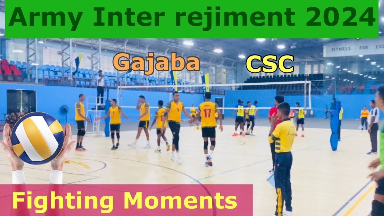 The Best Fighting Volleyball tournament / GR vs CSC teams match - YouTube