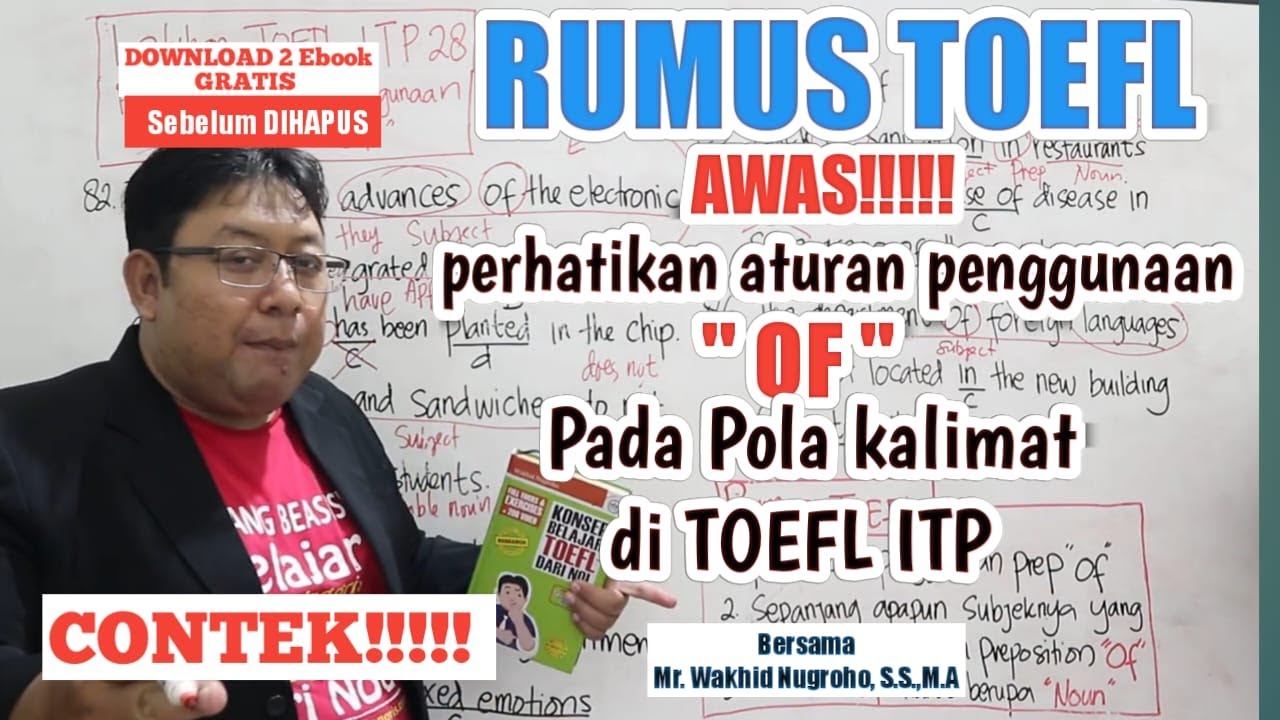 RUMUS TOEFL ITP: Perhatikan Penggunaan "OF" pada pola kalimat di TOEFL ...