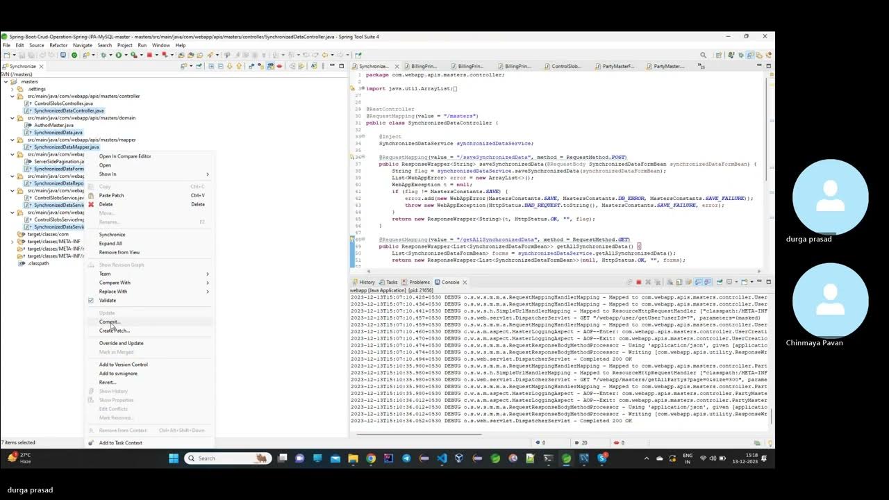 How to Commit code using SVN in STS IDE - YouTube