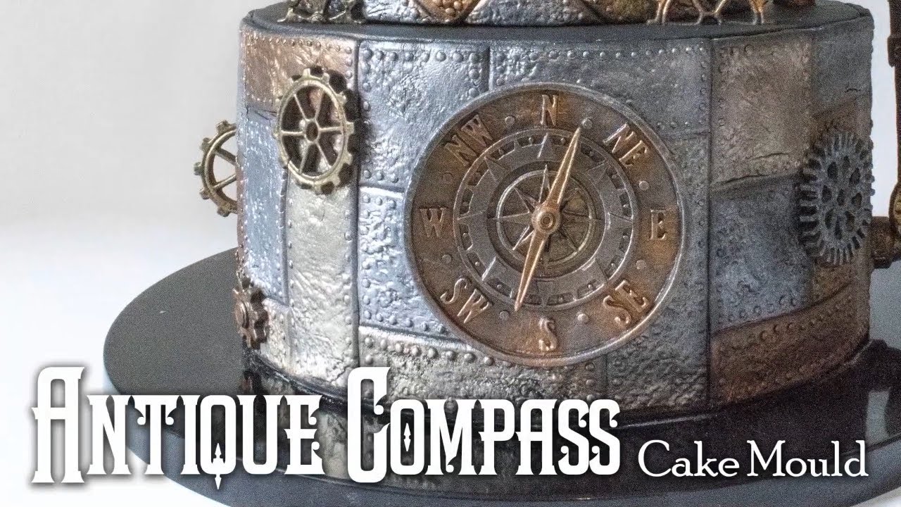 Antique Compass Cake Decorating Mould - YouTube