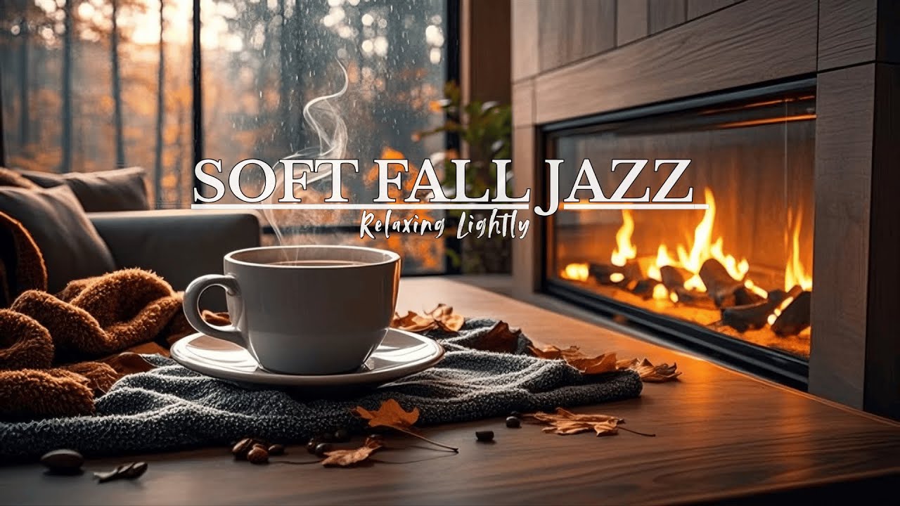 Soft Fall Jazz Music ☕ Relaxing Lightly Coffee Jazz & Happy Bossa Nova ...