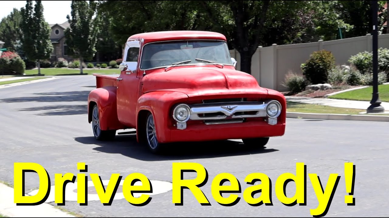 Drive Ready? Tesla swapped Ford F100 - YouTube