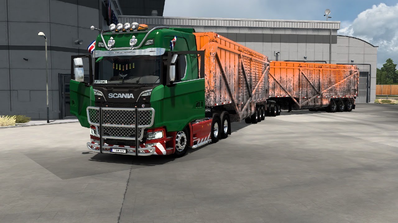 Conduciendo camión Kenworth K100 del compa Shaneke Game - YouTube