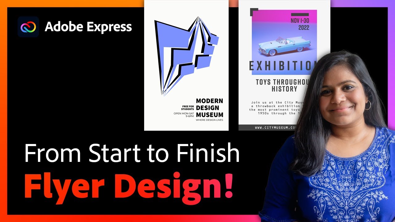 How to make a Flyer for your Next Event | Adobe Express - YouTube