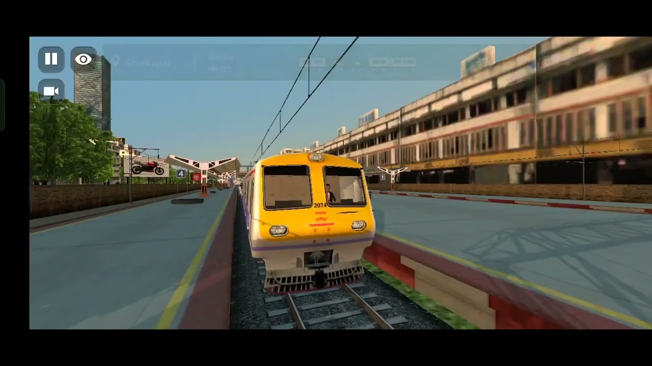 Indian Local train simulator - YouTube