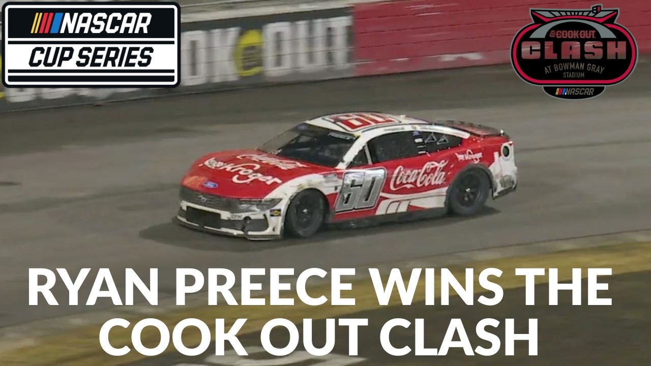 Ryan Preece Wins The Cook Out Clash - YouTube